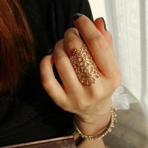 Hollow Out Lace Design Ring on Luulla