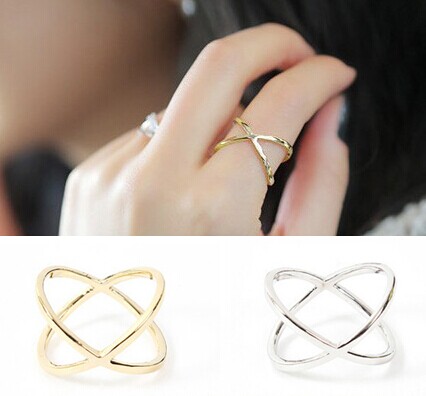 Cross The Three-dimensional Hollow Out Ring on Luulla